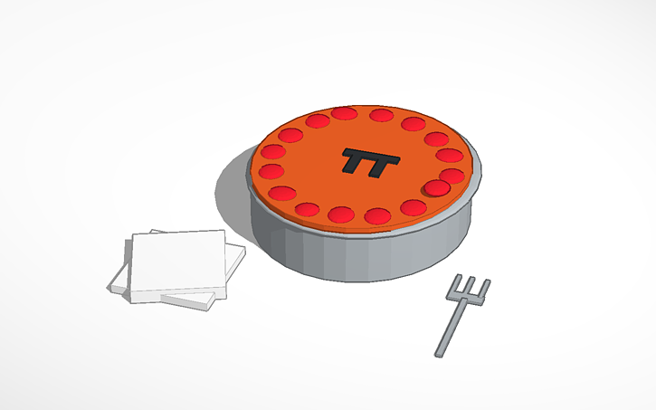 3D design Celebrate Pi day, with a Pi Pie! | Tinkercad