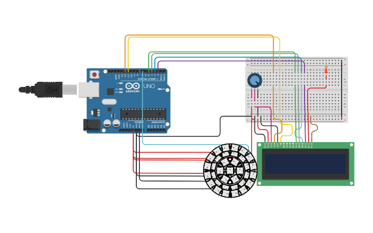 Circuit design Hex Generator | Tinkercad