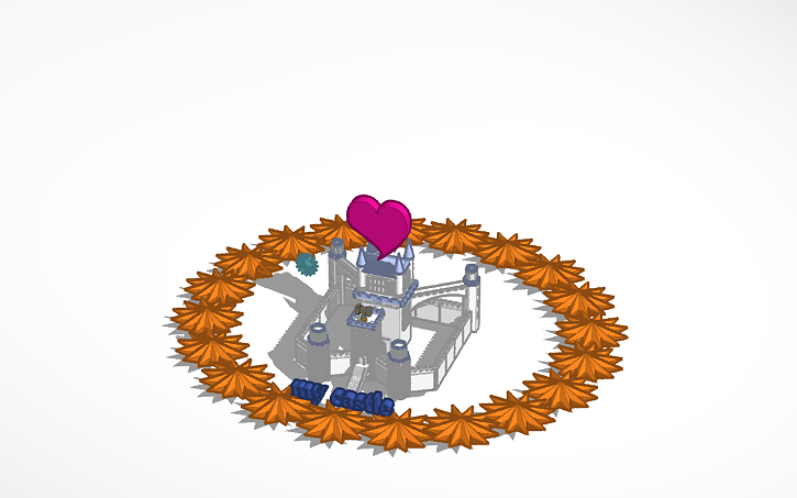 3D design Weapons Chess Set Rook #Chess | Tinkercad