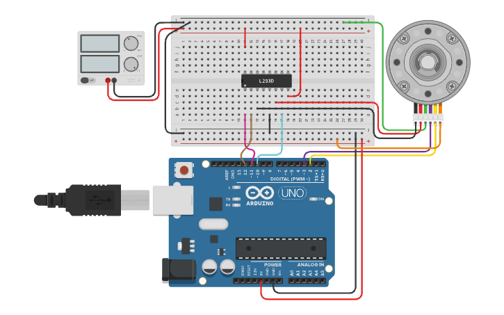 Circuit Design Dc Motor With Encoder Previous Tinkercad