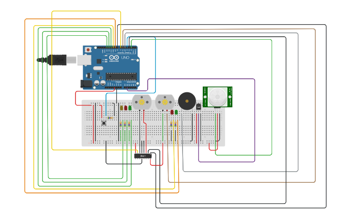 Circuit design Arduino Assessment - Calum Ritchie - 40546382 | Tinkercad