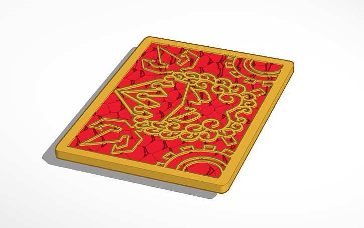 3D design Belt Buckle w/Texture - Tinkercad