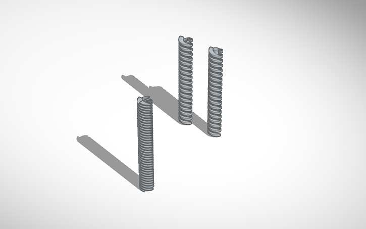3D design Quad helix worm gear | Tinkercad