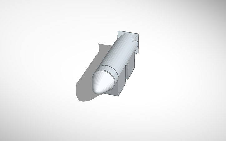 3D design missile - Tinkercad