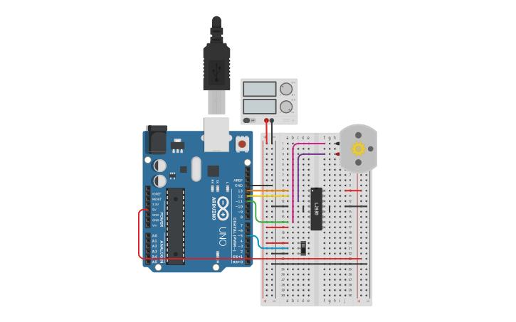 Circuit Design Analisis 1 Tinkercad