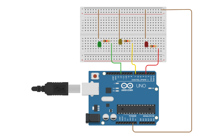 Circuit design SOS - Tinkercad