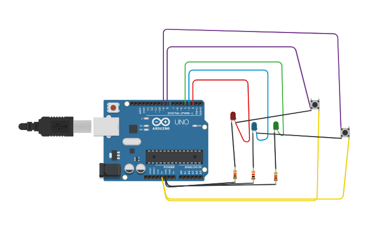 Circuit design IO Assignment - A. Seo | Tinkercad