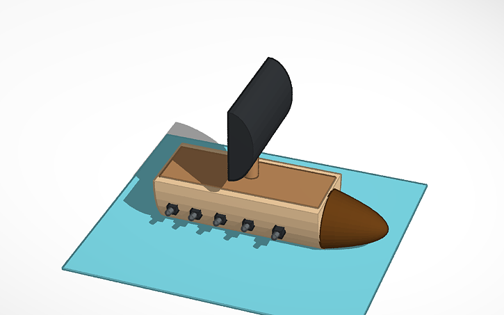3D design pirate ship | Tinkercad