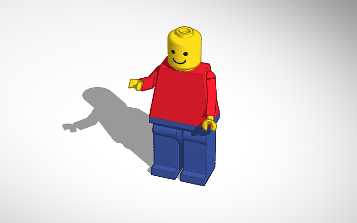 3D design Lego Man - Tinkercad