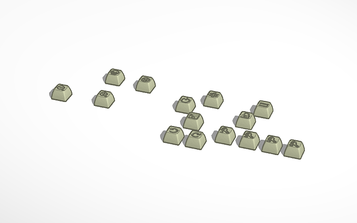 3D design Lock Keycap | Tinkercad