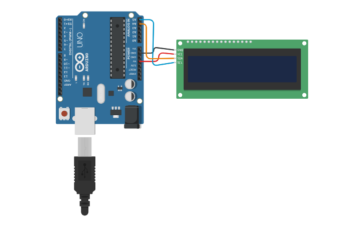 Circuit Design I2c Tinkercad