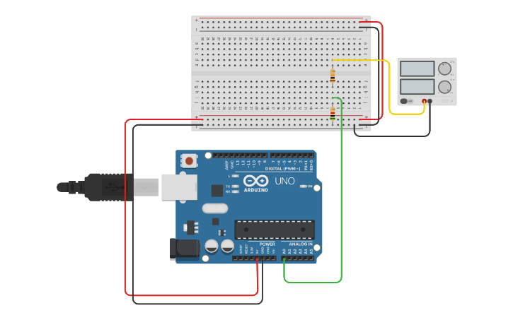 Circuit design MICI Ex7.2 - Tinkercad