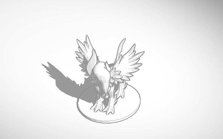 3D design Mega Absol - Tinkercad