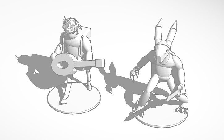 3D design DND minis - Tinkercad