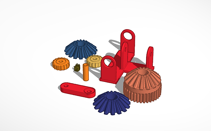 3D design wave machine - Tinkercad