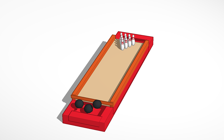 3D design MINI BOWLING | Tinkercad