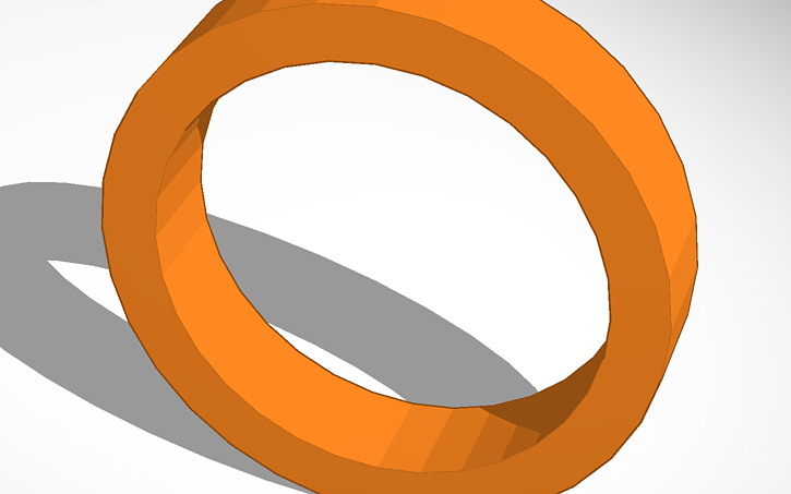 3D design basic ring | Tinkercad
