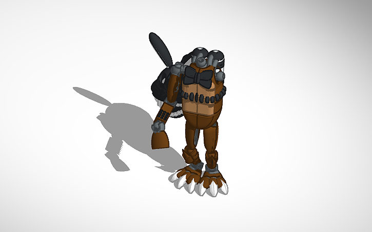 3D design drawkill Freddy | Tinkercad
