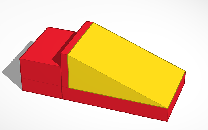 3D design wedge - Tinkercad