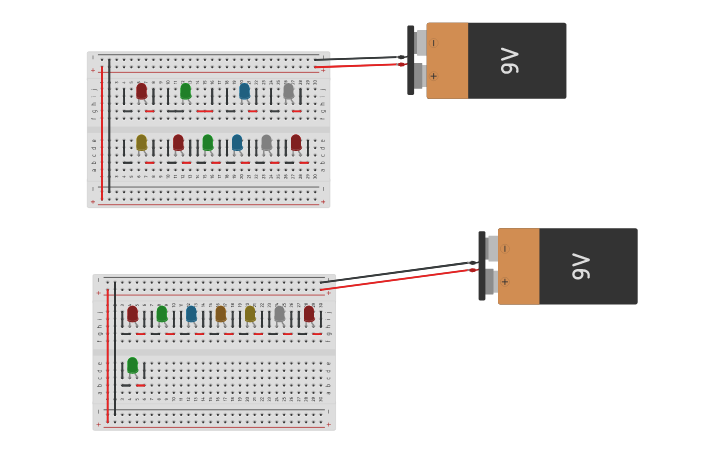 Circuit design circuitos en serie - Tinkercad