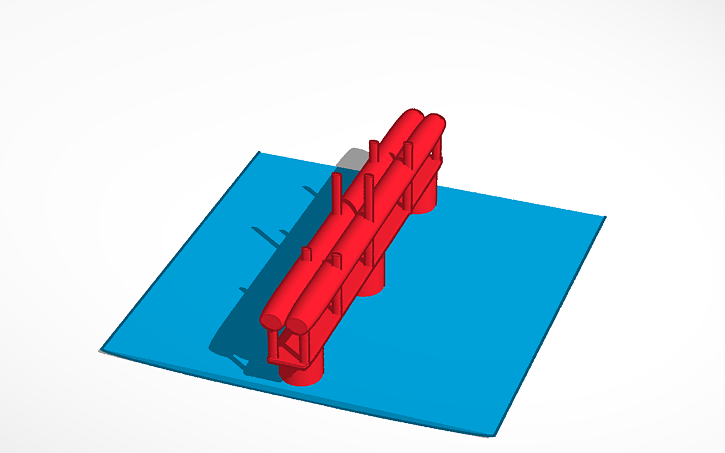 3D design Bridge | Tinkercad
