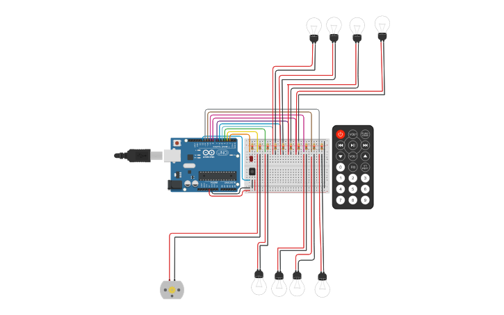 Circuit design projeto de automaçao arduindo | Tinkercad