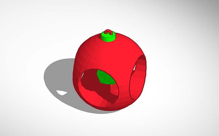 3d Design Christmas Ornament Tinkercad