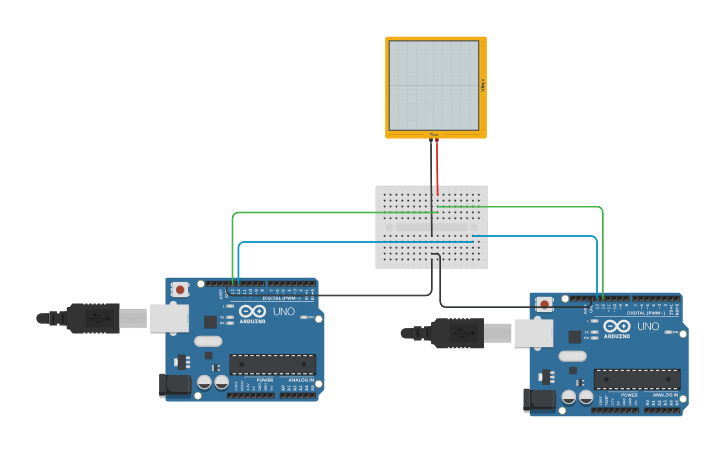 Circuit design Comunicazione seriale con Arduino | Tinkercad
