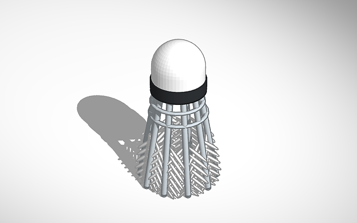 3D design Badminton - Tinkercad