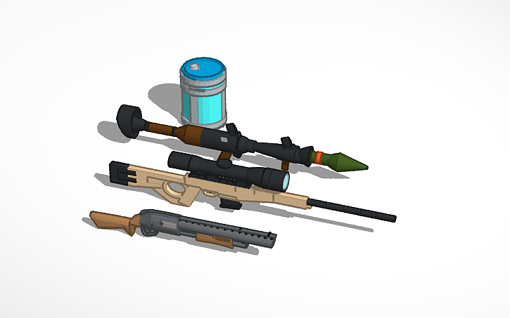 3D design Fortnite - Tinkercad