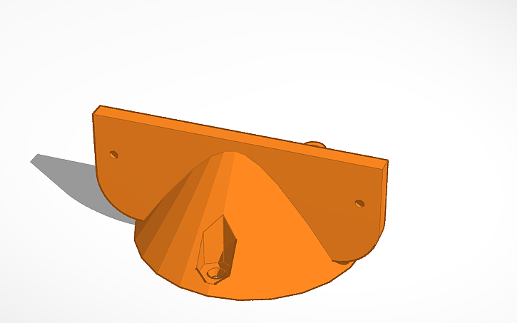 3D design FJ Cruiser backup camera mount - Tinkercad