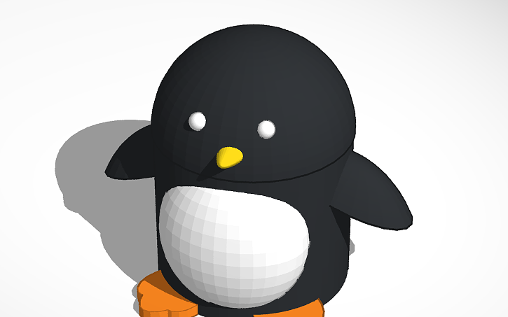 3D design Penguin - Tinkercad