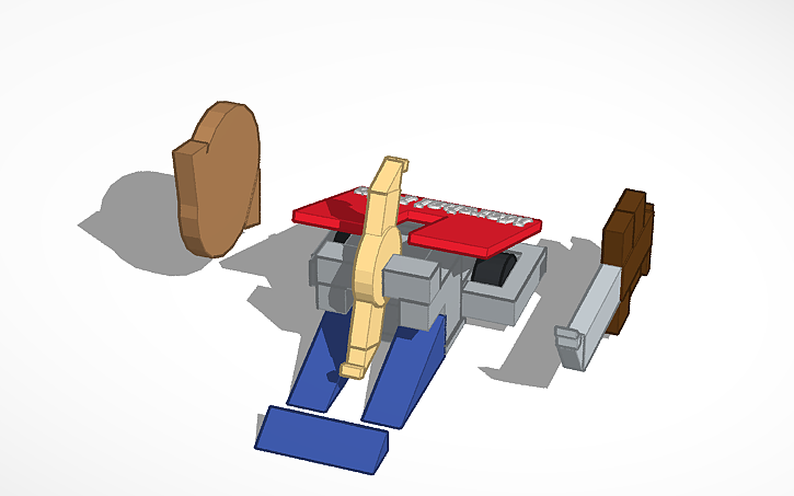 3D design Battlebots Marshal Pain - Tinkercad