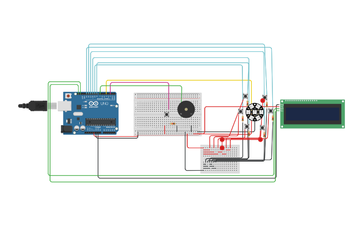 Circuit design GENIUS OMG - Tinkercad