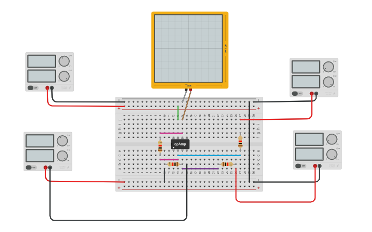 Circuit design Substractor | Tinkercad