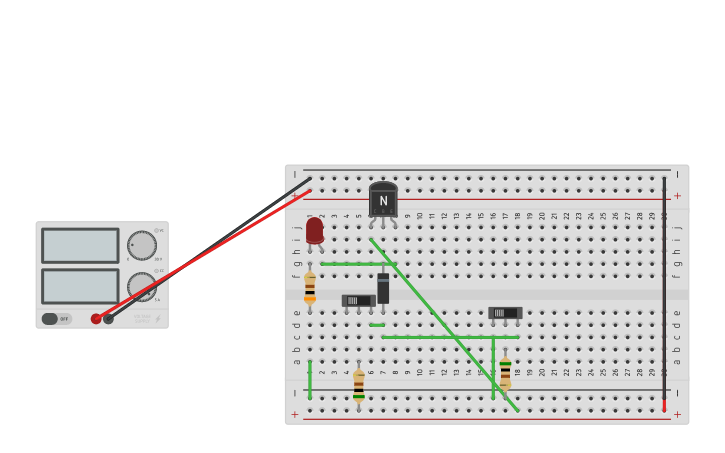 Circuit design light switch | Tinkercad