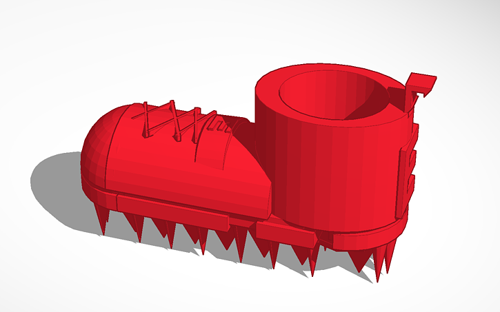 3D design Ethan Lawrence shoe project | Tinkercad