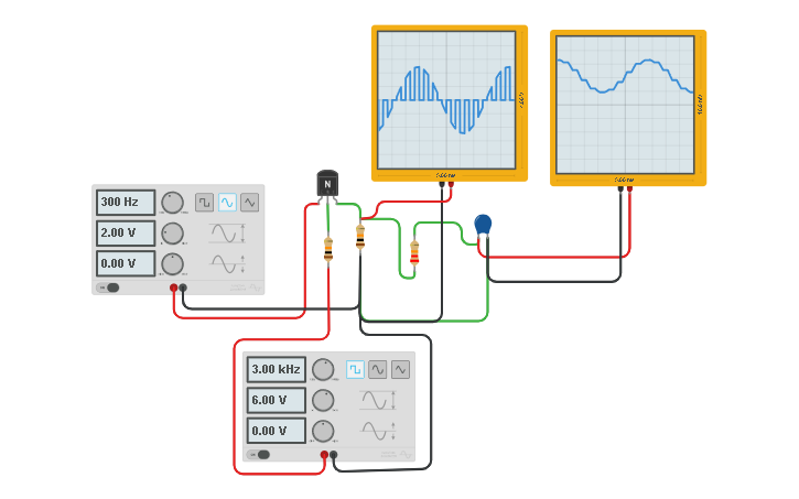 Circuit Design Pulse Amplitude Modulation And Demodulation Tinkercad