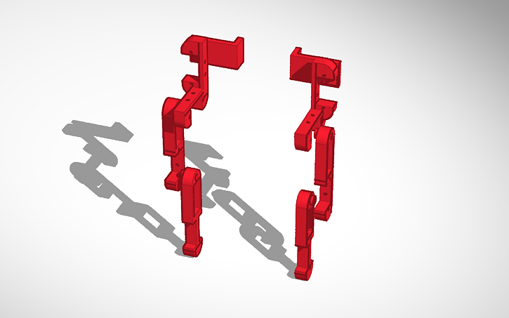 3D design Robot Leg v3 - Tinkercad
