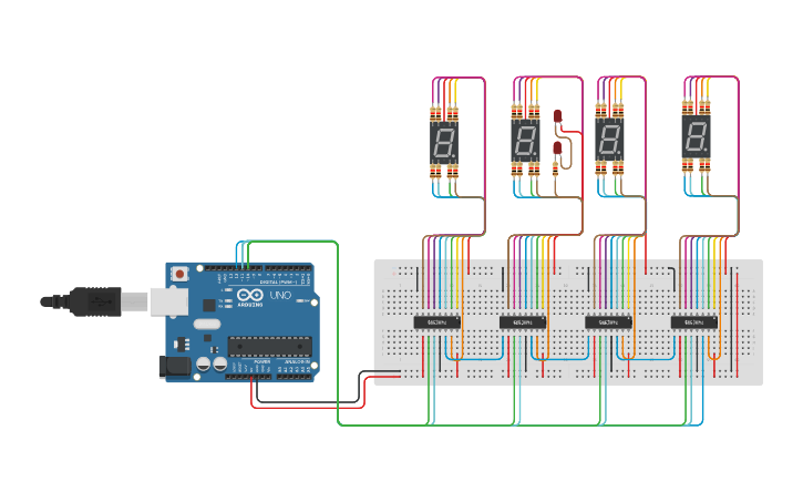 Circuit Design Lab 11 Clock Layout Tinkercad