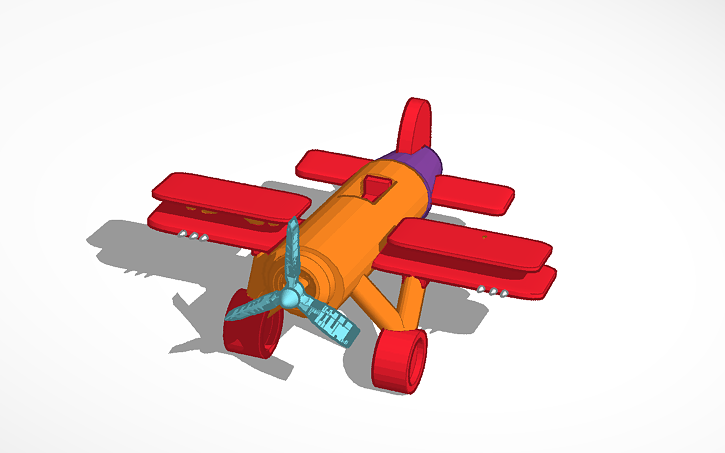 3D design 飛行機 - Tinkercad