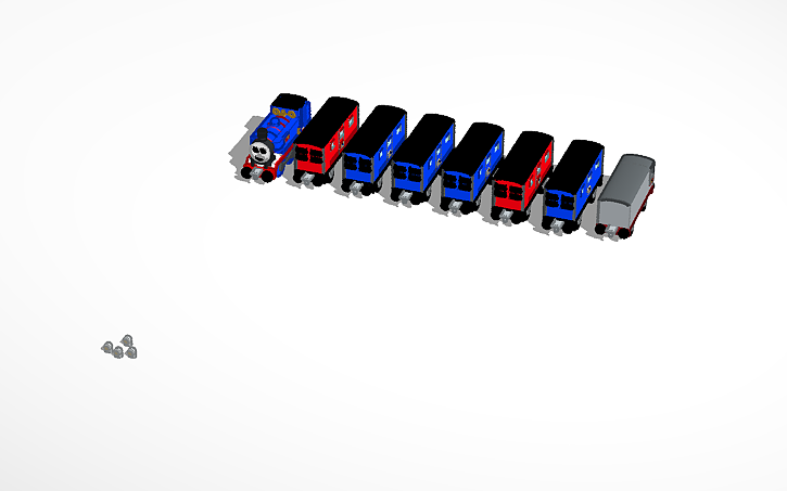 3D design Thomas The Tank Engine - Tinkercad