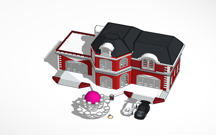 3D design Mansion - Tinkercad