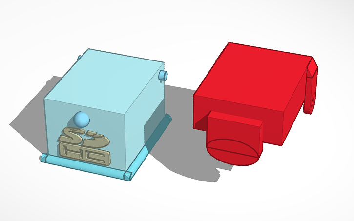3D design SD card holder | Tinkercad