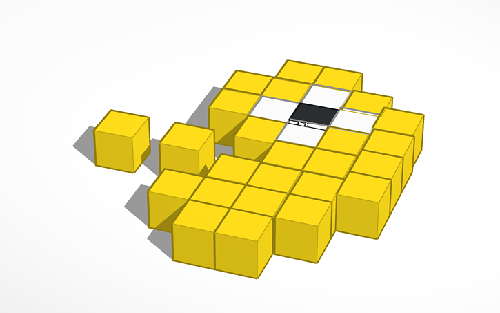 3D design pacman | Tinkercad