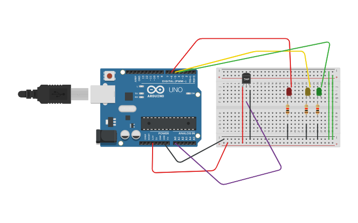 Circuit design simulatie 2b - Tinkercad