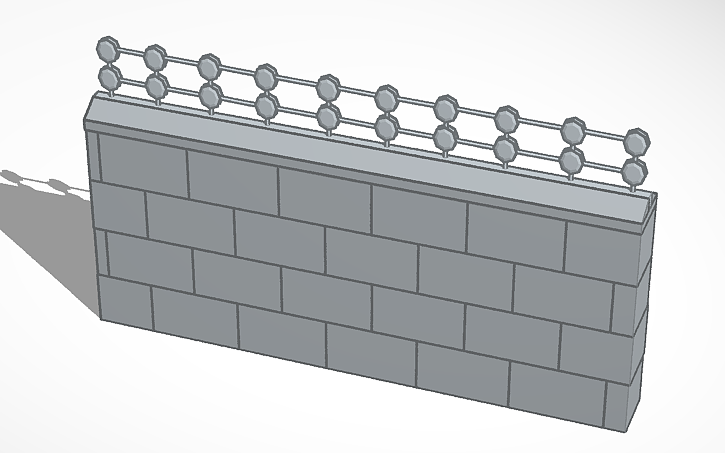 3D design wall - Tinkercad