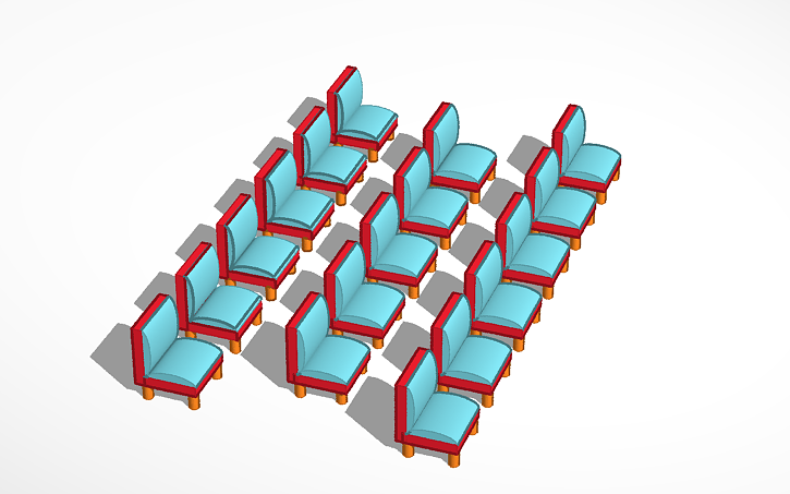 3D design Chairs - Tinkercad