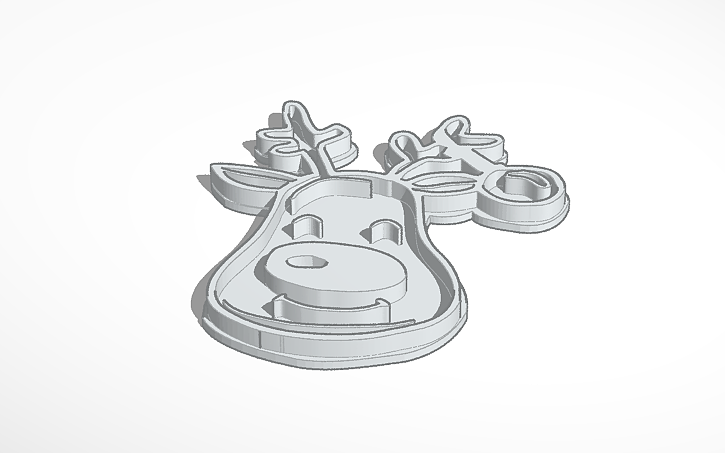 3D design christmas reindeer | Tinkercad