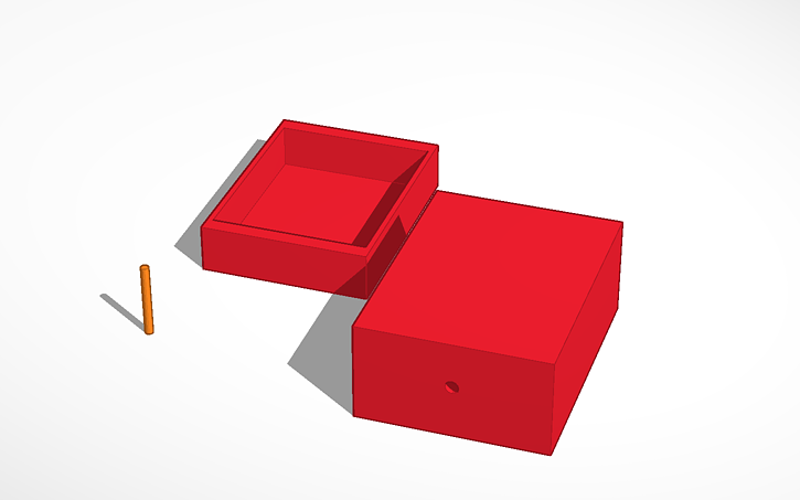 3D design trading card box - Tinkercad